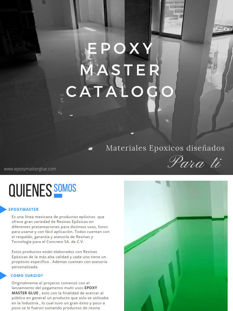 Catalogo Epoxy Master Sin Precios-1 | PDF | Epoxy | Hormigón
