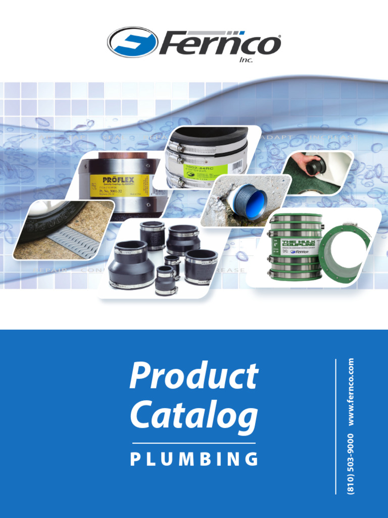 Fernco Flexible Couplings Overview | PDF | Pipe (Fluid Conveyance ...