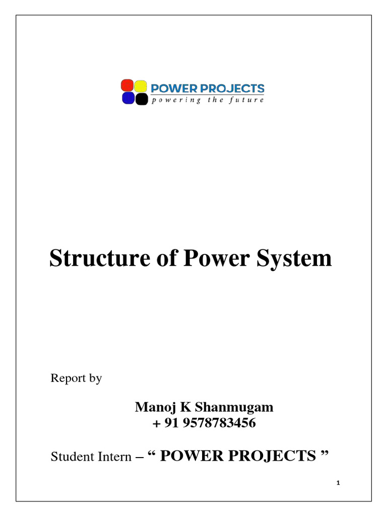 Power System Structure Explained | PDF | Electrical Grid | Distributed Generation