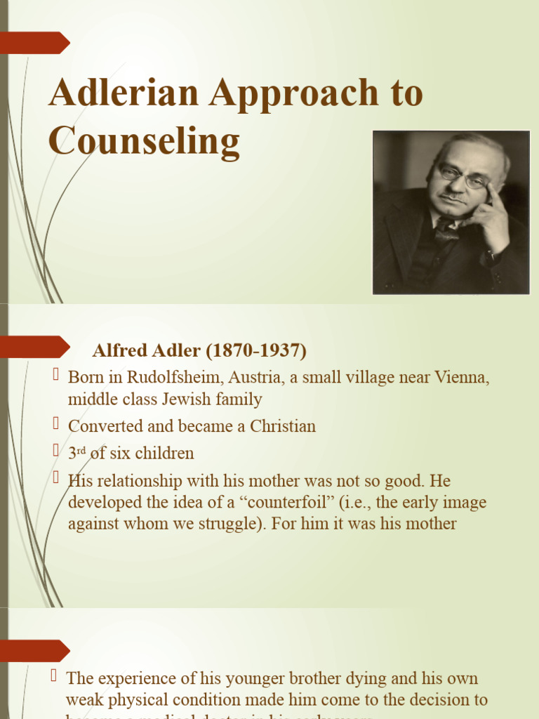 12 and 13 Adlerian Approach To Counseling 01062023 035631pm | PDF ...