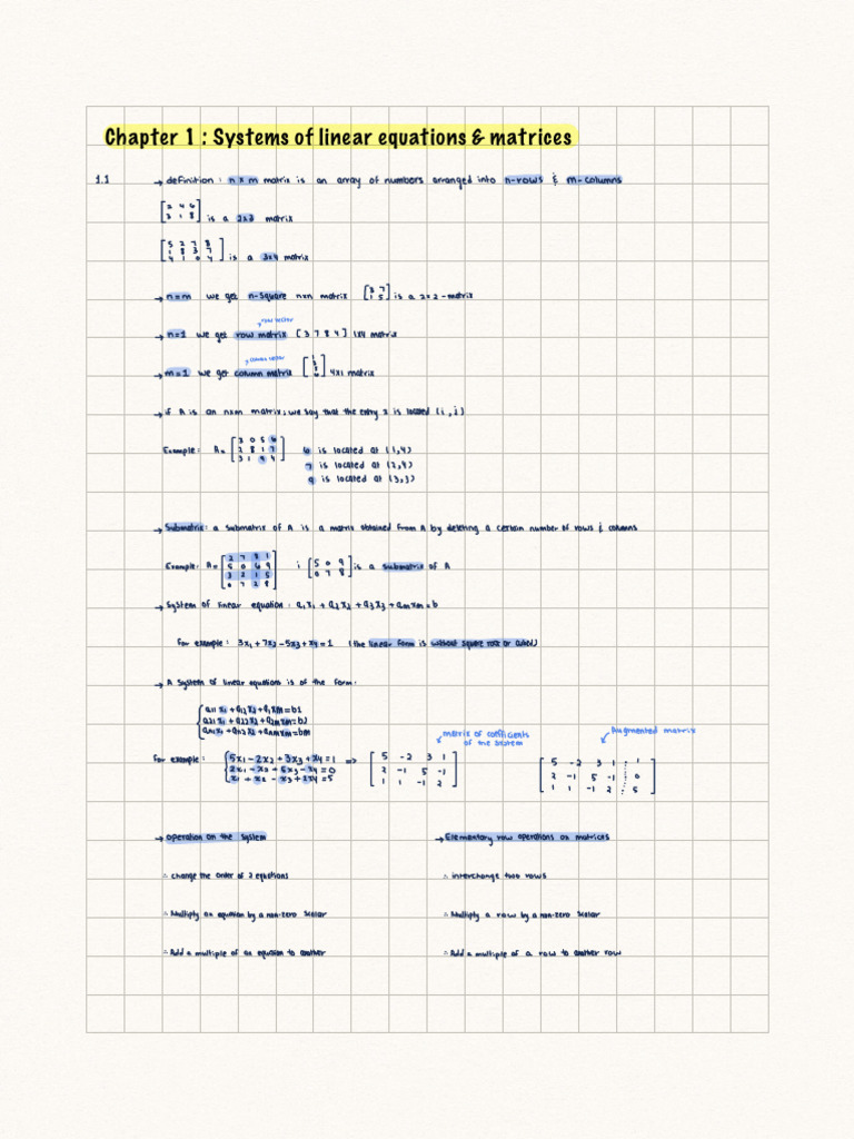 4168359081750863-Linear Algebra Notes | PDF 4168359081750863-Linear Algebra Notes | PDF