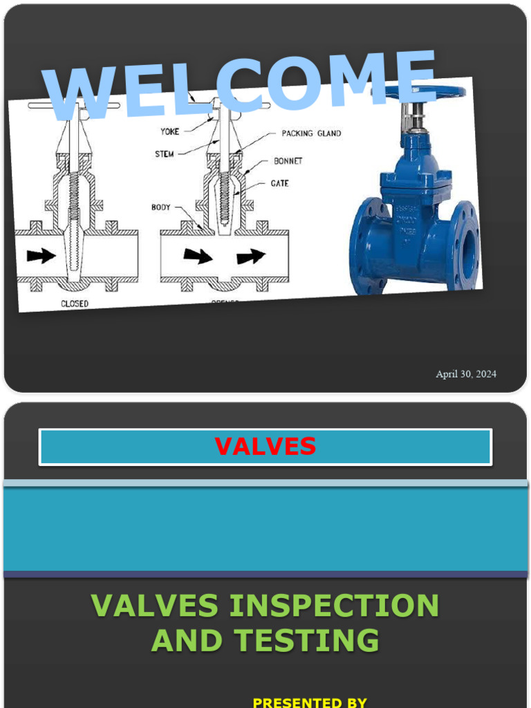 Valves and Valves Inspection & Testing | Download Free PDF | Valve ...