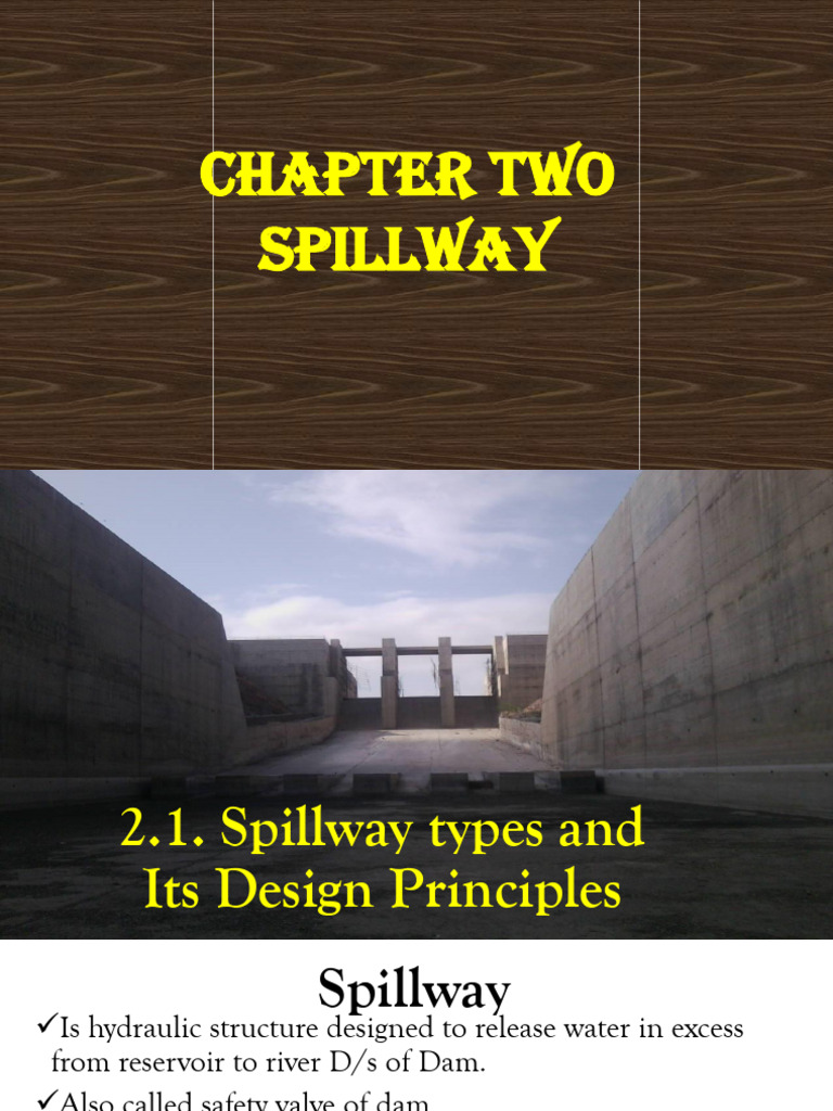 Chapter 2 Spillway | PDF | Spillway | Dam