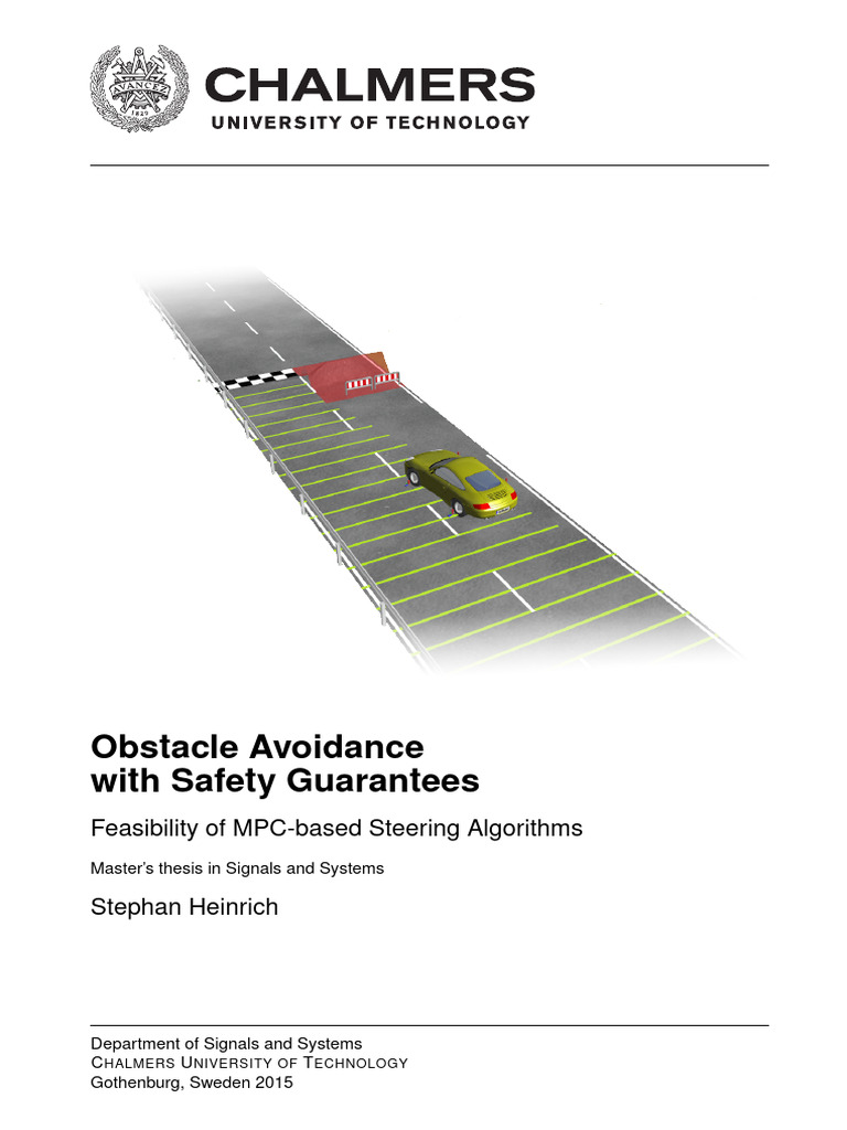 Obstacle Avoidance With Safety Guarantees: Feasibility of MPC-based Steering Algorithms | PDF ...