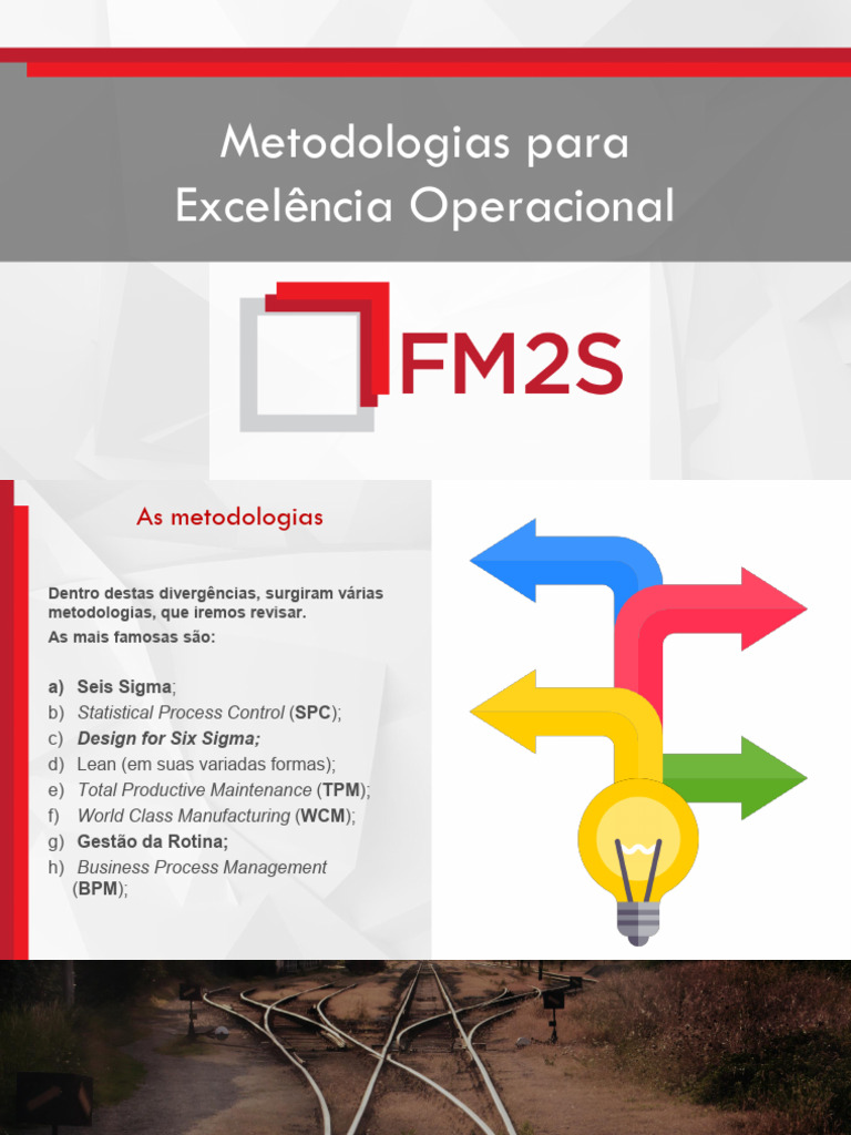 Metodologias para Excelência Operacional | PDF | Seis Sigma | Gestão de processos de negócios