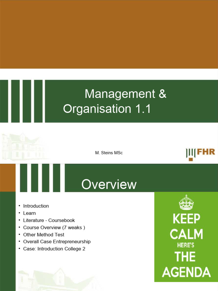 Week 1 Lecture | PDF | Teaching Method | Business