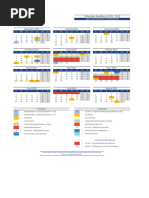 Calendario Escolar 2025-2026 ITESM | PDF