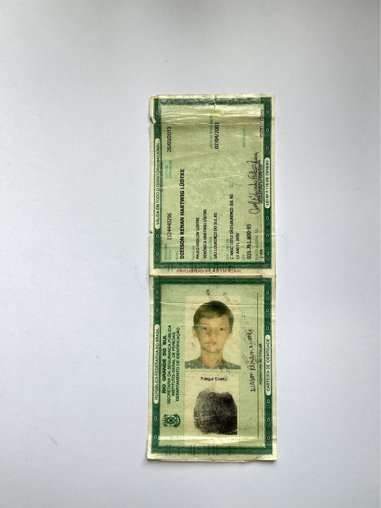 Documento de Identificação | PDF