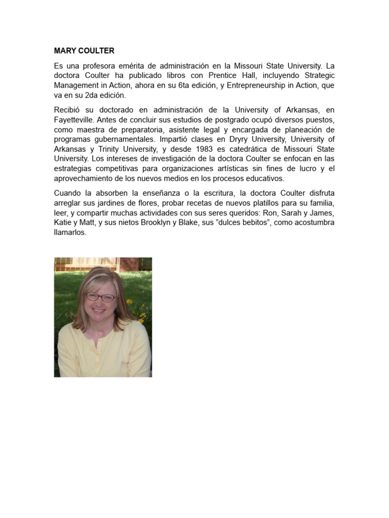 Mary Coulter | PDF
