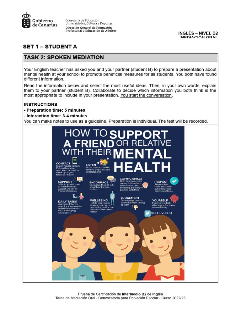 Ingles b2 Mediacion Oral | PDF