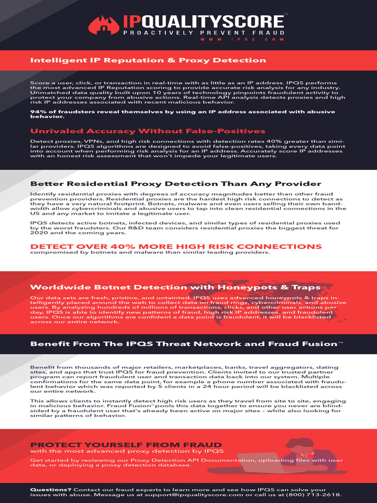 Advanced IP Reputation & Proxy Detection | PDF | Proxy Server | Fraud