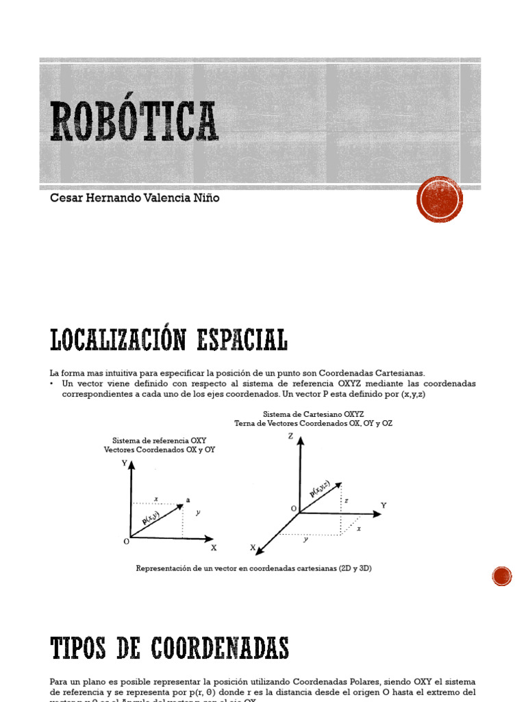 Aula 4 | PDF | Sistema coordinado | Vector Euclidiano