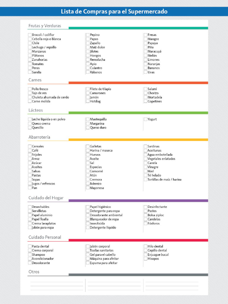 Lista Supermercado | PDF
