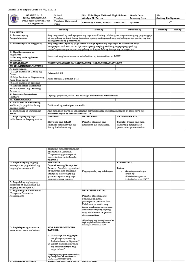 AP 10 Week 3 | PDF