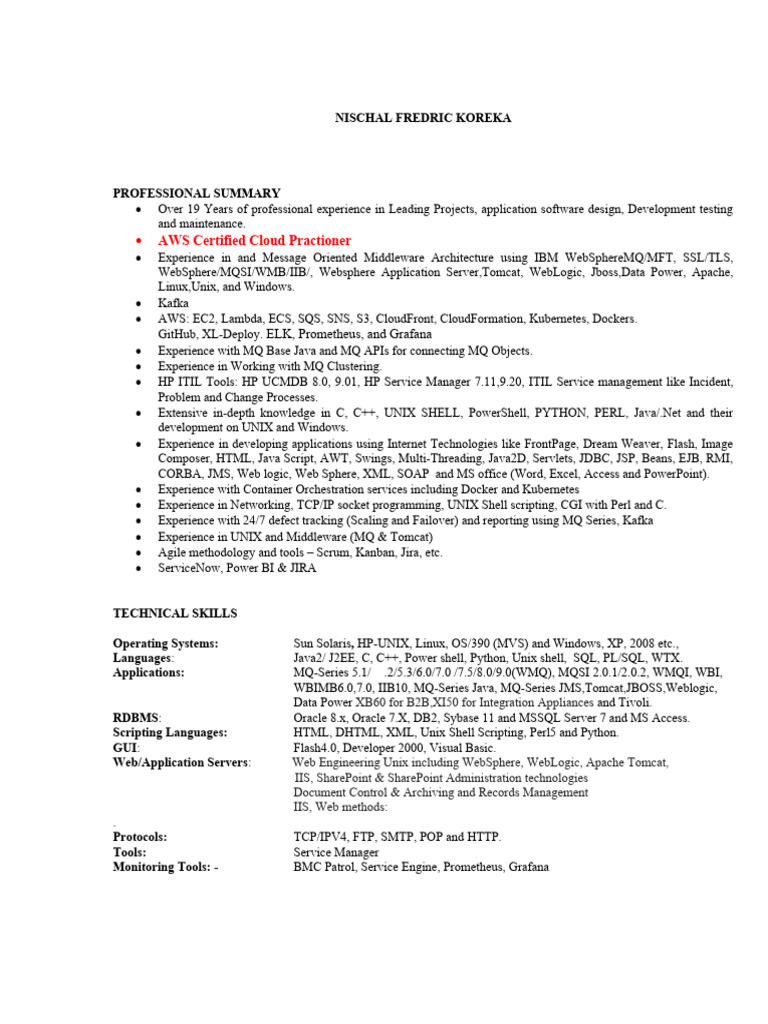 Nischal Koreka | PDF | Amazon Web Services | Software Engineering