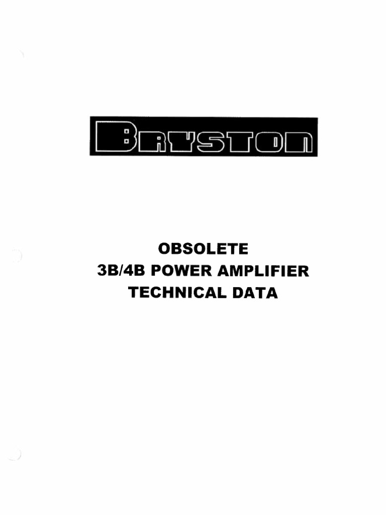 3B 4B Pre-NRB TECH REF | PDF