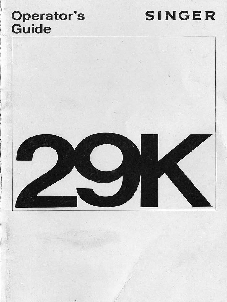 29K Operators Guide | PDF