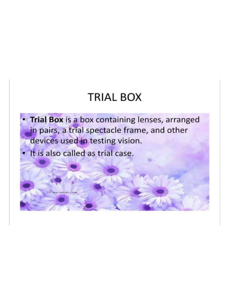 Trial Box | PDF