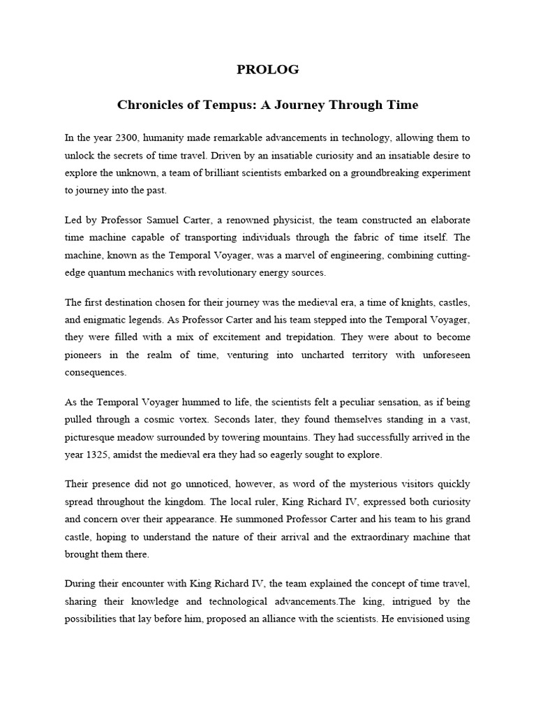 Time Travel: A Medieval Adventure | PDF | Age Of Enlightenment ...