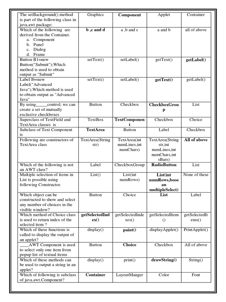 Answer | PDF | Object (Computer Science) | Software