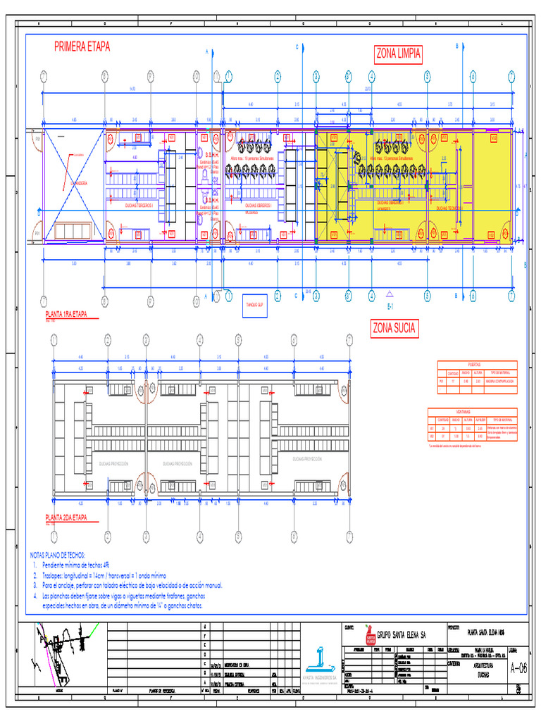 Se08 - 1er Nivel - Oficina-Duchas-S.s.h.h - Arq-Est-Iiee-Iiss | PDF
