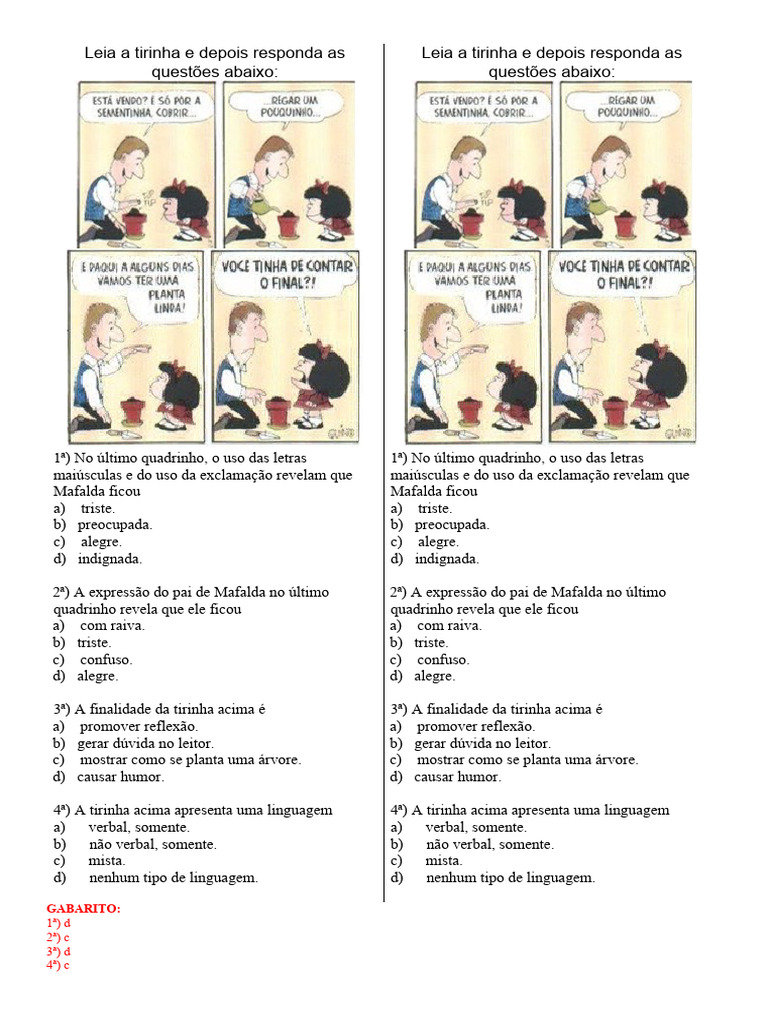 Atividades Com HQ | PDF