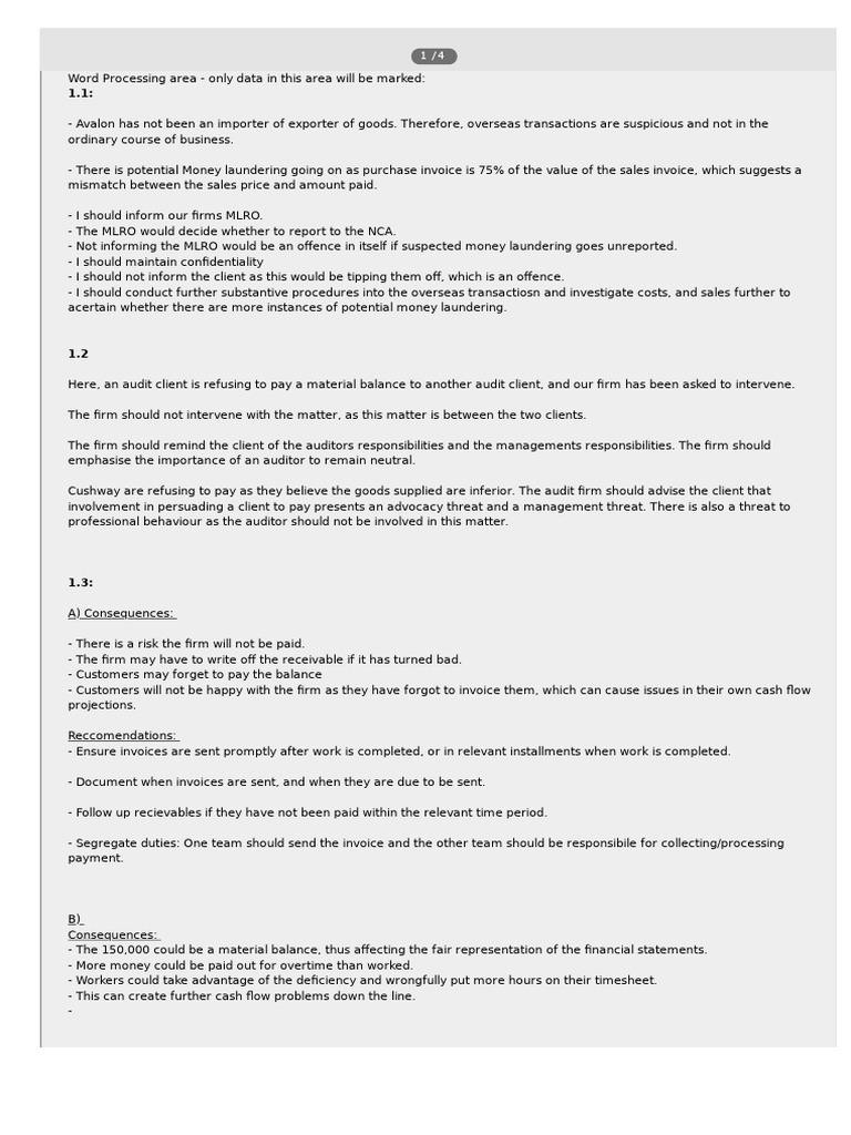 AA Step 8 | PDF | Auditor's Report | Audit