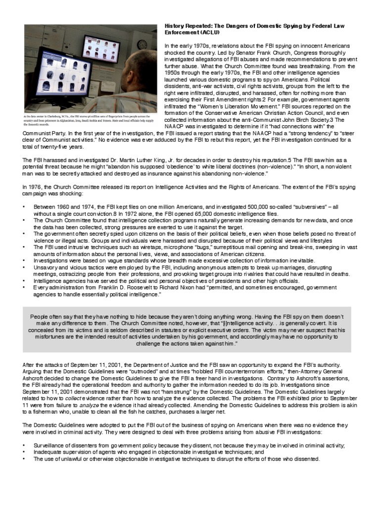 06 57 Top Secret America | PDF | Federal Bureau Of Investigation ...