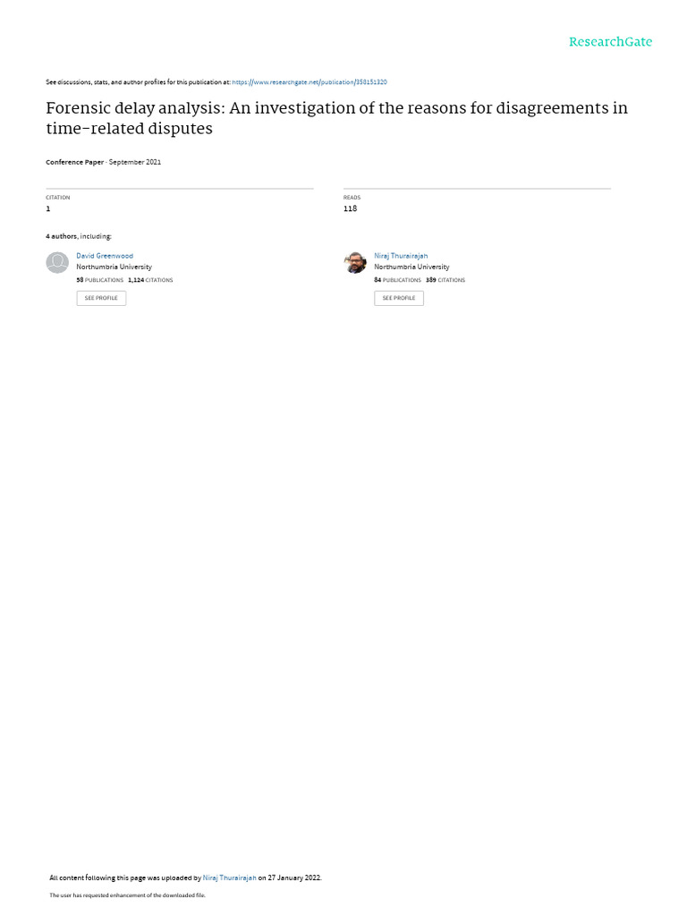 Forensicdelayanalysis | PDF | Information | Methodology