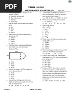 Maths STD 7 | PDF