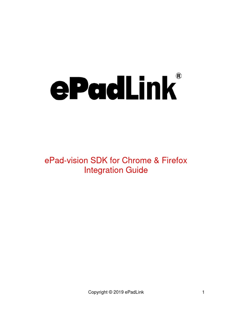 Epad-Vision NativeMessaging SDK ChromeFirefox IntegrationGuide | PDF ...