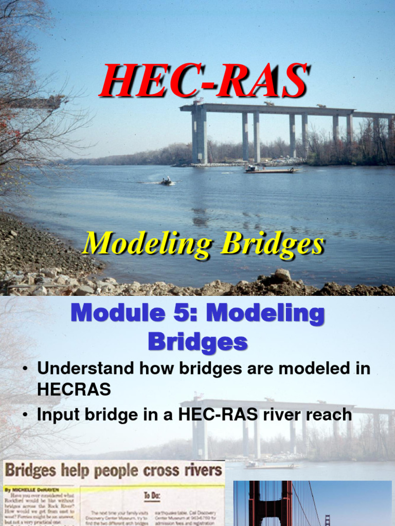 Module 5 HECRAS Bridges 2016 | PDF | Friction | Bridge