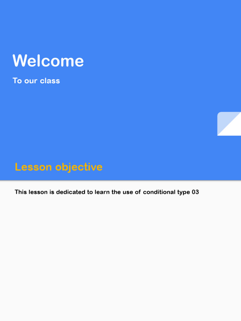 Third Conditional Lesson Plan | PDF