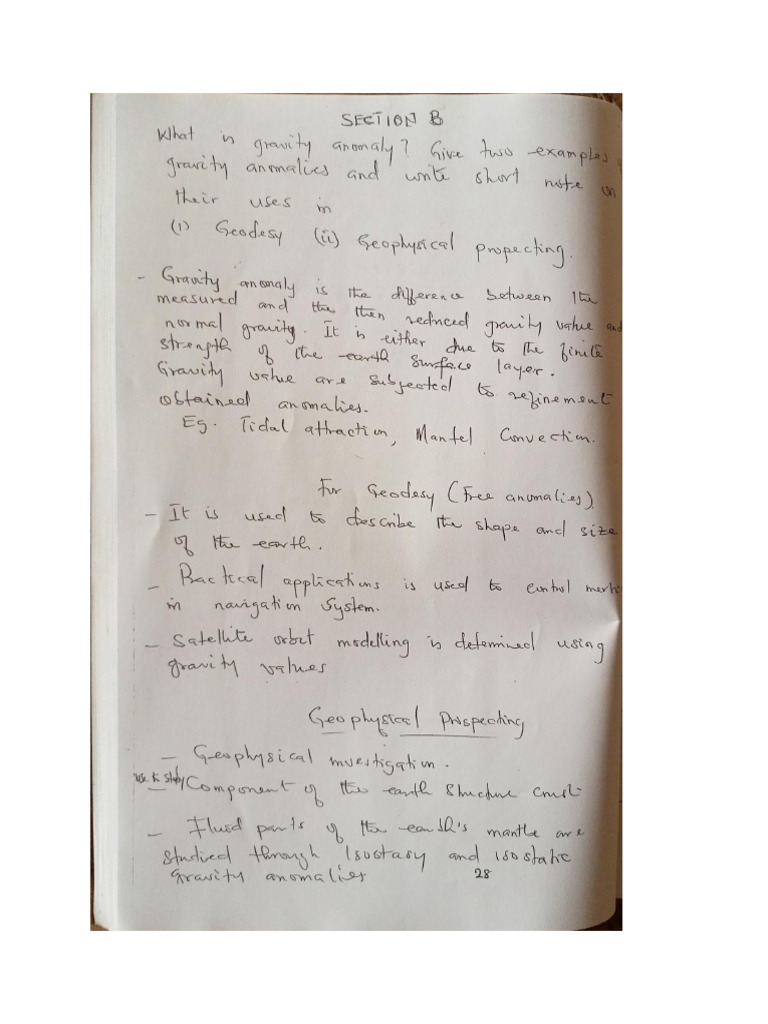 Geodetic Surveying Section B | PDF