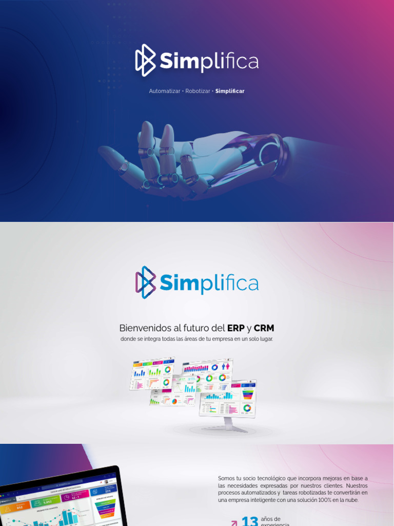 Simplifica ERP | PDF | Planificación de recursos empresariales | Tecnologías de la información