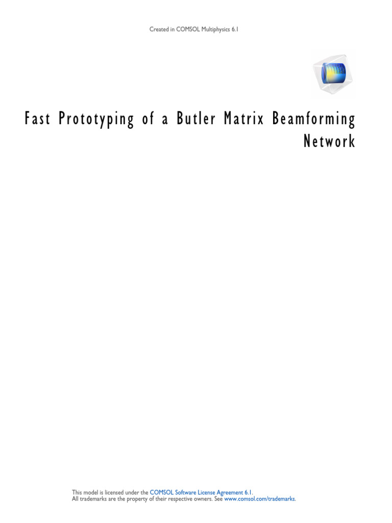Butler Matrix Beamforming Network Design | PDF | Antenna (Radio ...