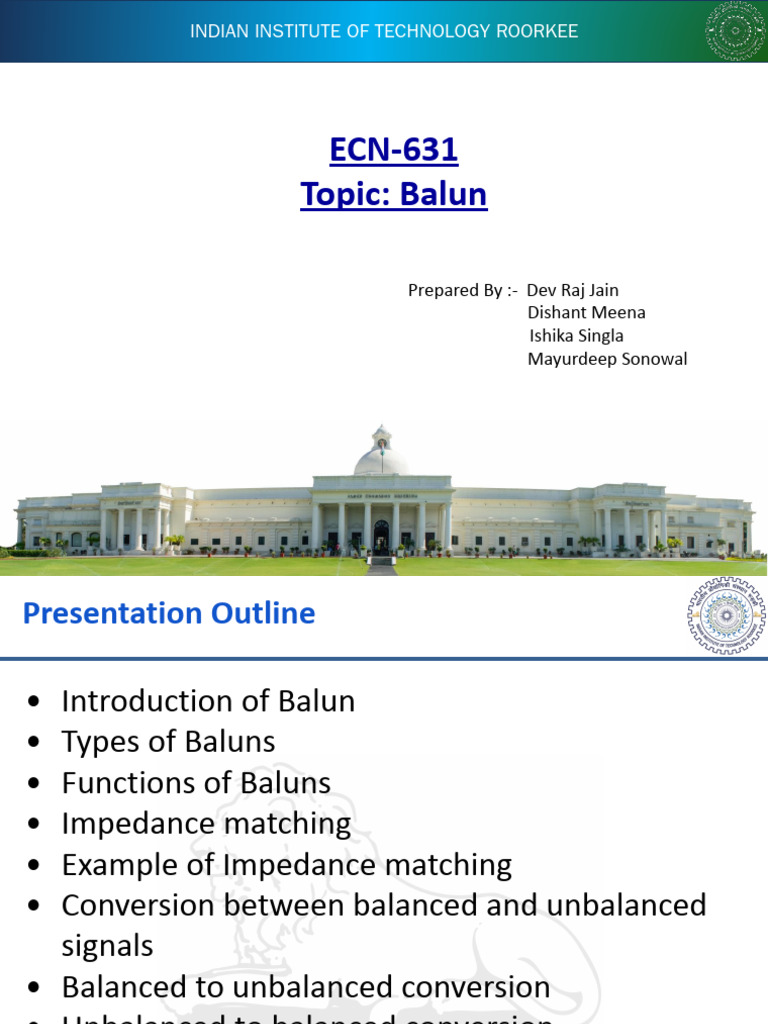 Understanding Baluns in RF Systems | PDF | Electrical Engineering ...
