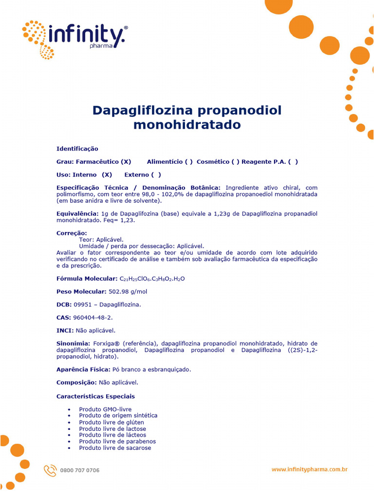 Dapagliflozina | PDF | Diabetes | Especialidades médicas