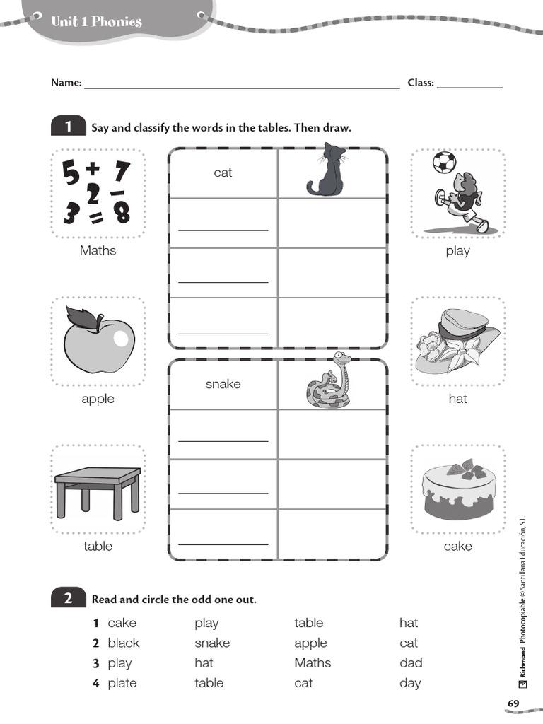 Wonder 2 Unit 1 Phonics | PDF