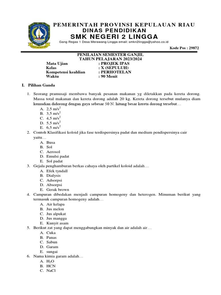 P Ipas PH SMT 1 | PDF | Metode & Bahan Ajar | Seni