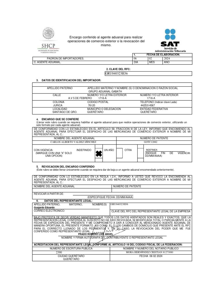 Encargo Conferido | Descargar gratis PDF | Business | Gobierno