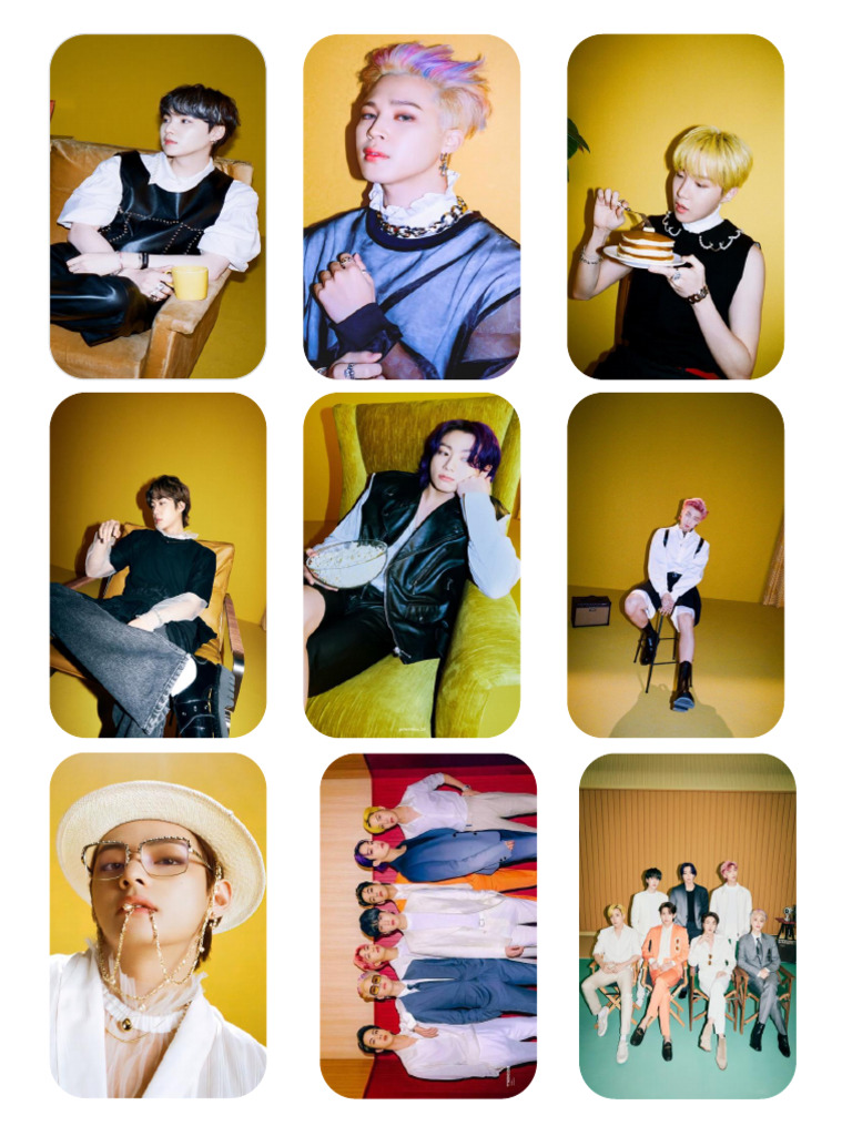 Photocards de Butter BTS | PDF