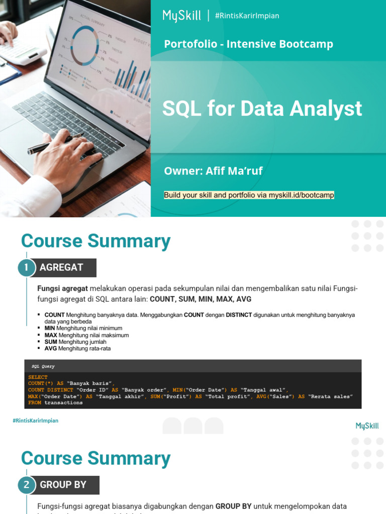 SQL For Data Analyst | PDF