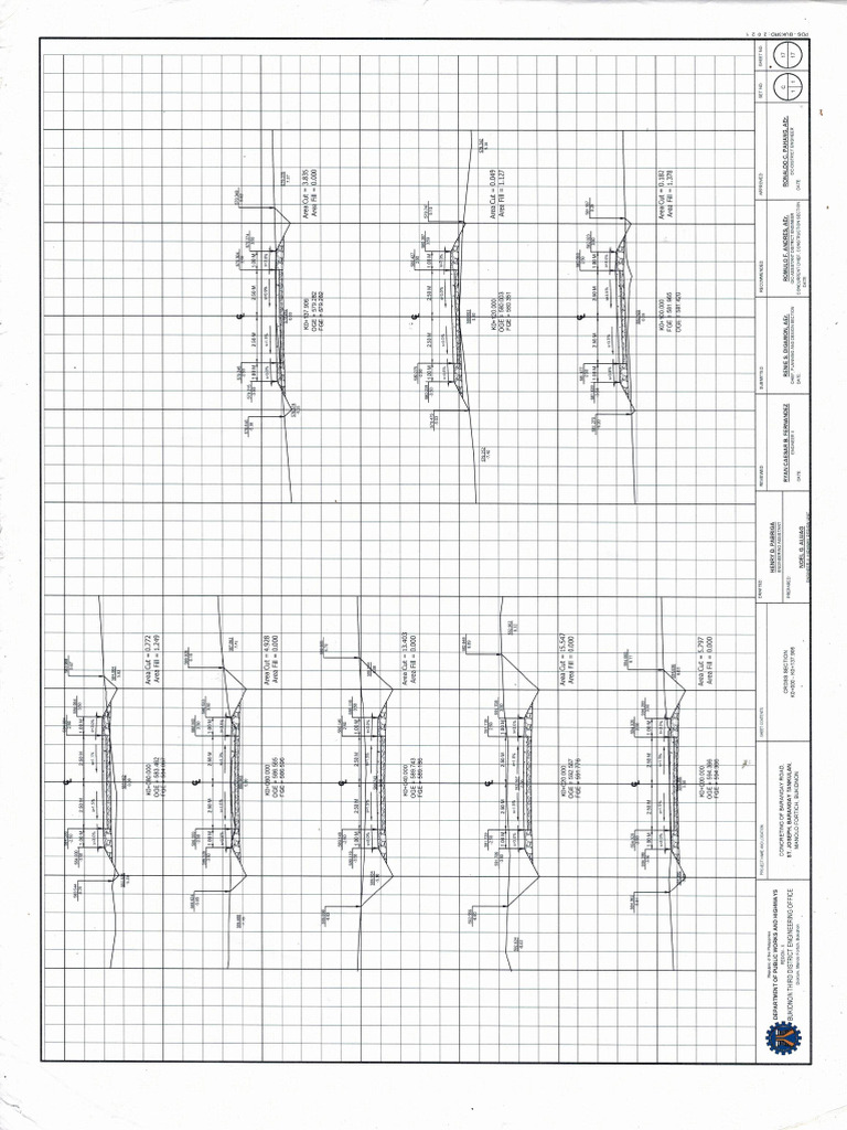 Concreting Section Plan Sample | PDF