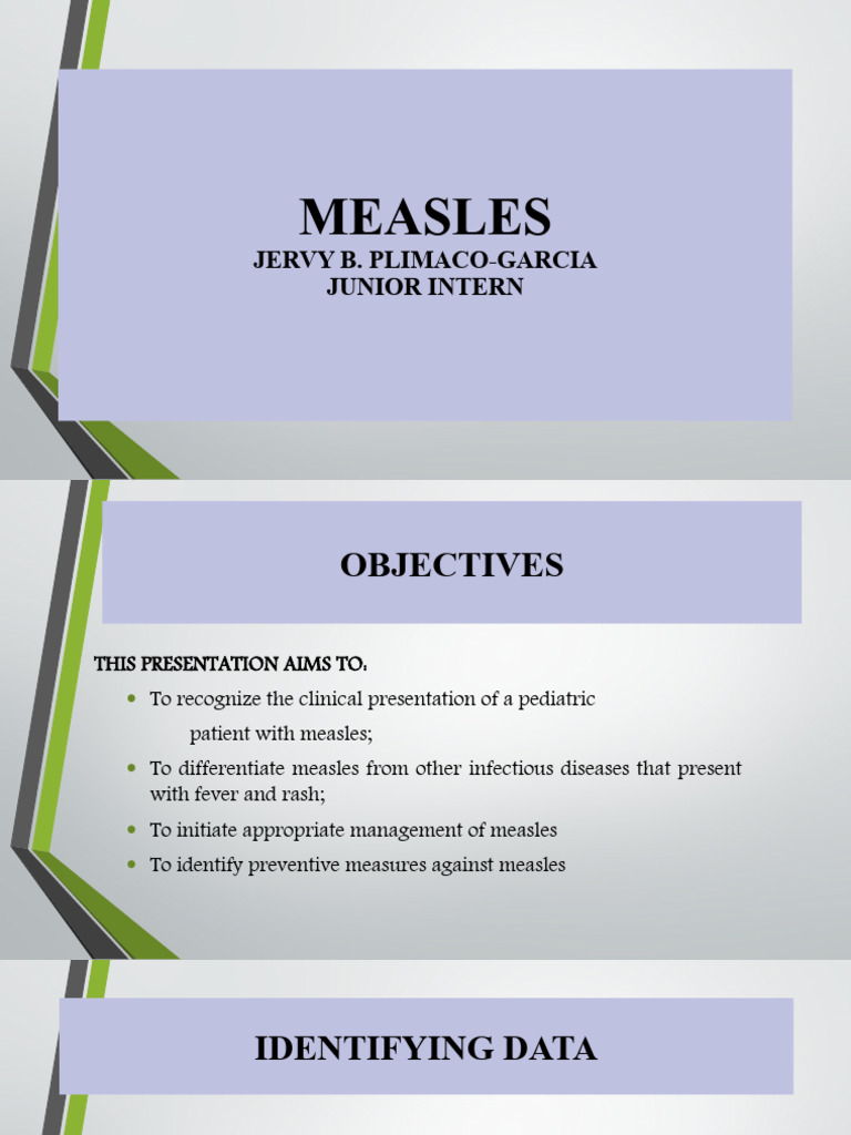 Measles Report | PDF | Measles | Infection