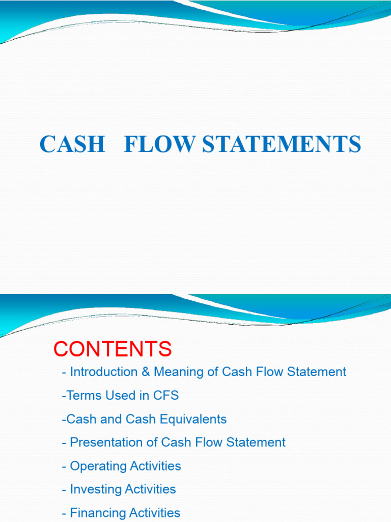 Dividends in Cash Flow Statements | PDF | Dividend | Expense