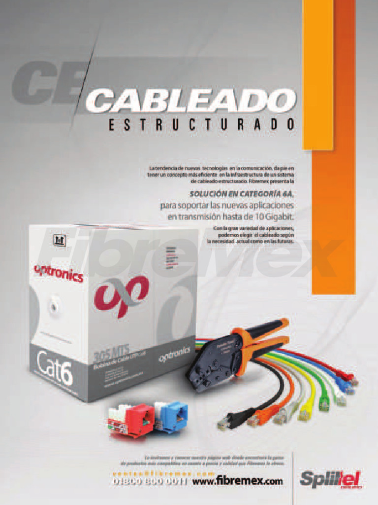 Cableado Estructurado Ce Accesorios | PDF | Tecnología de información y comunicaciones ...