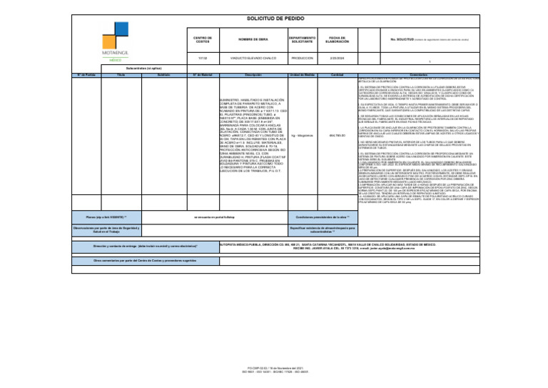 Catalogo Parapeto Metálico | Descargar gratis PDF | Pintar | Tubería ...
