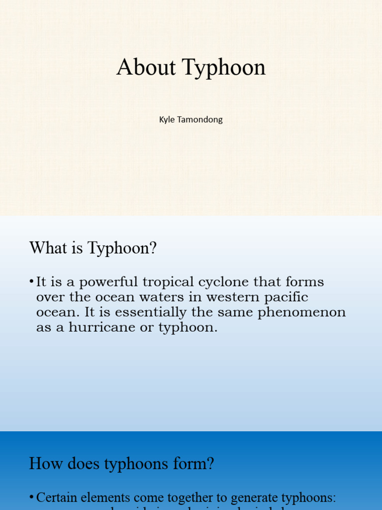 Typhoon | PDF