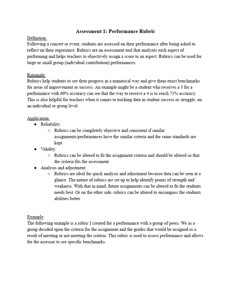 Assessment Portfolio | Download Free PDF | Educational Assessment ...